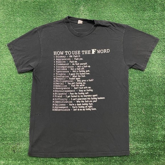 Delta | Shirts | Vintage Y2k F Word Profane Obscene Humor Funny Punk ...